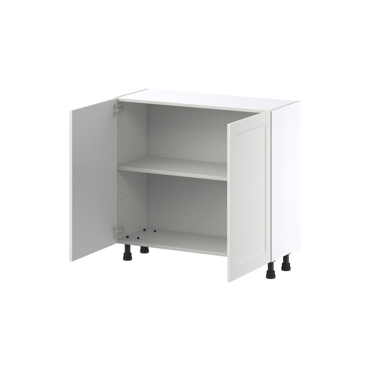 36 in. W x 14 in. D x 34.5 in. H Alton Painted White Shaker Assembled ...