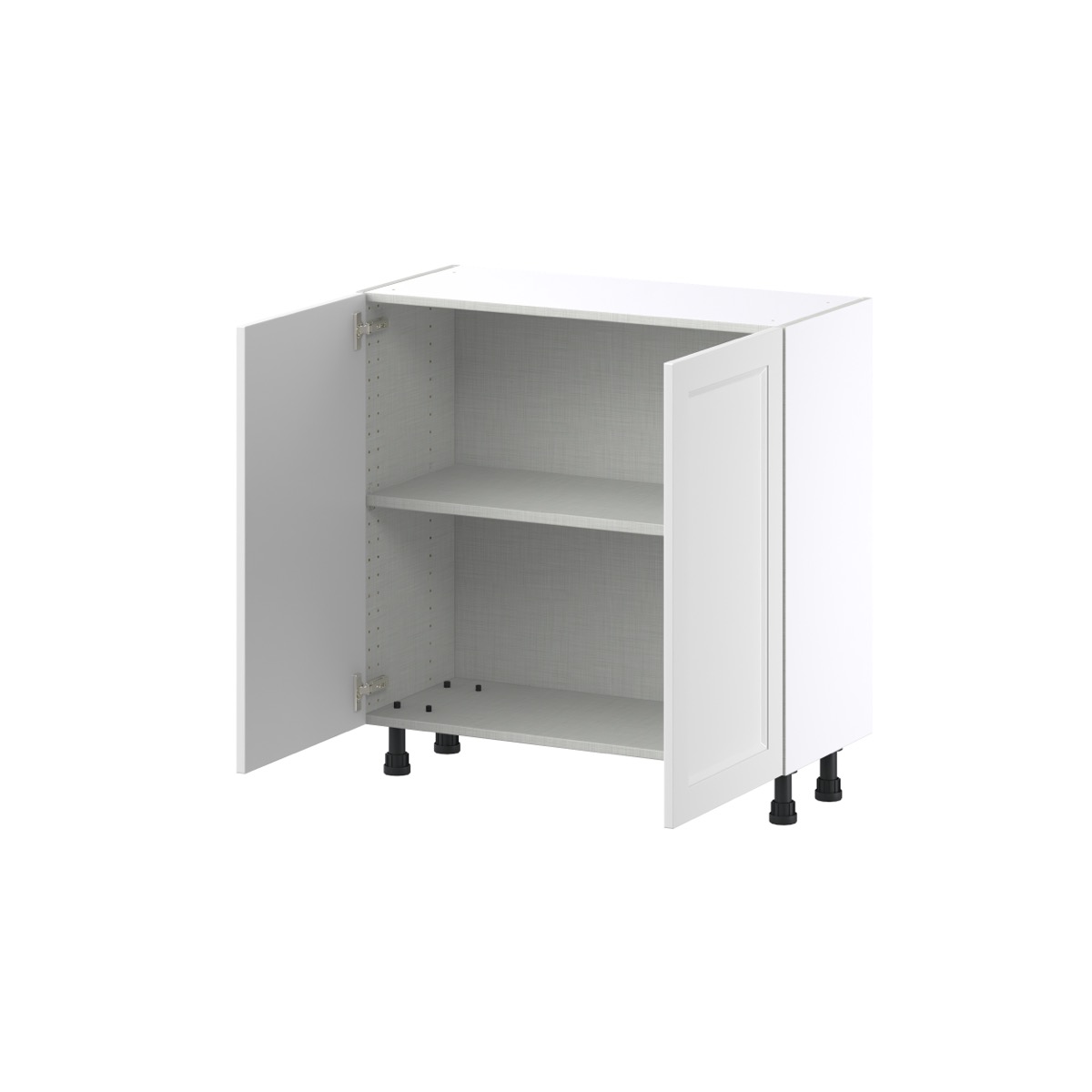 33 in. W x 14 in. D x 34.5 in. H Alton Painted White Shaker Assembled ...