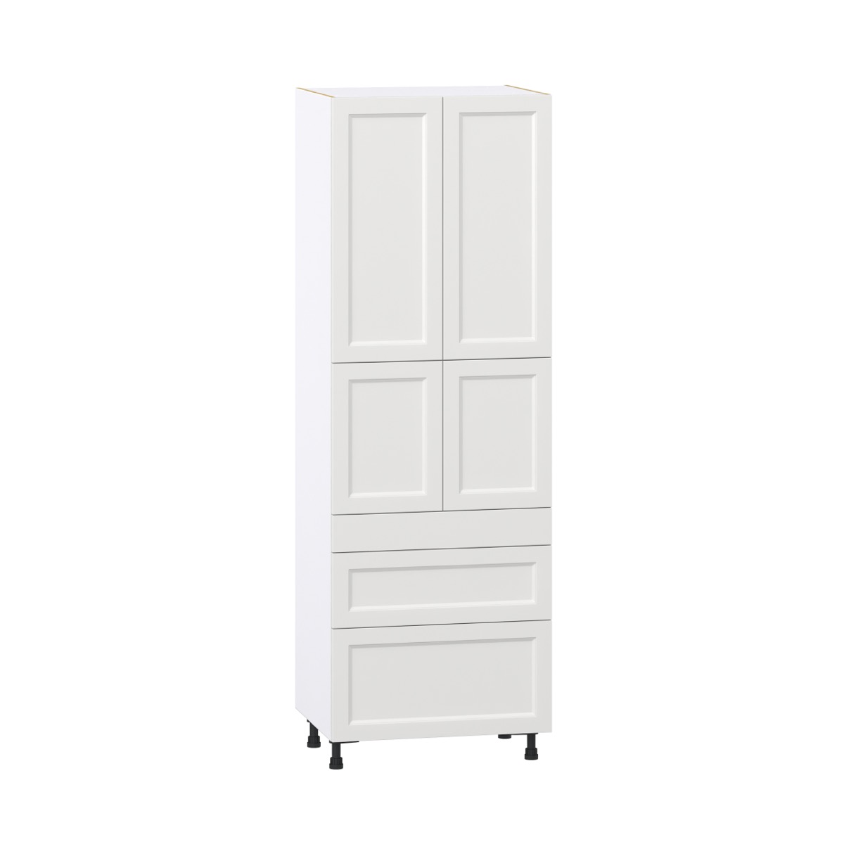 Alton Painted 30 in. W x 89.5 in. H x 24 in. D in White Shaker ...