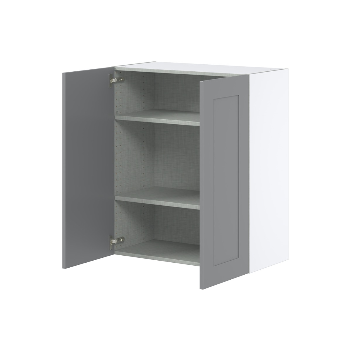Bristol Wall Cabinet with 2 Shelfs (30" W X 35" H X 14" D) - J Collection