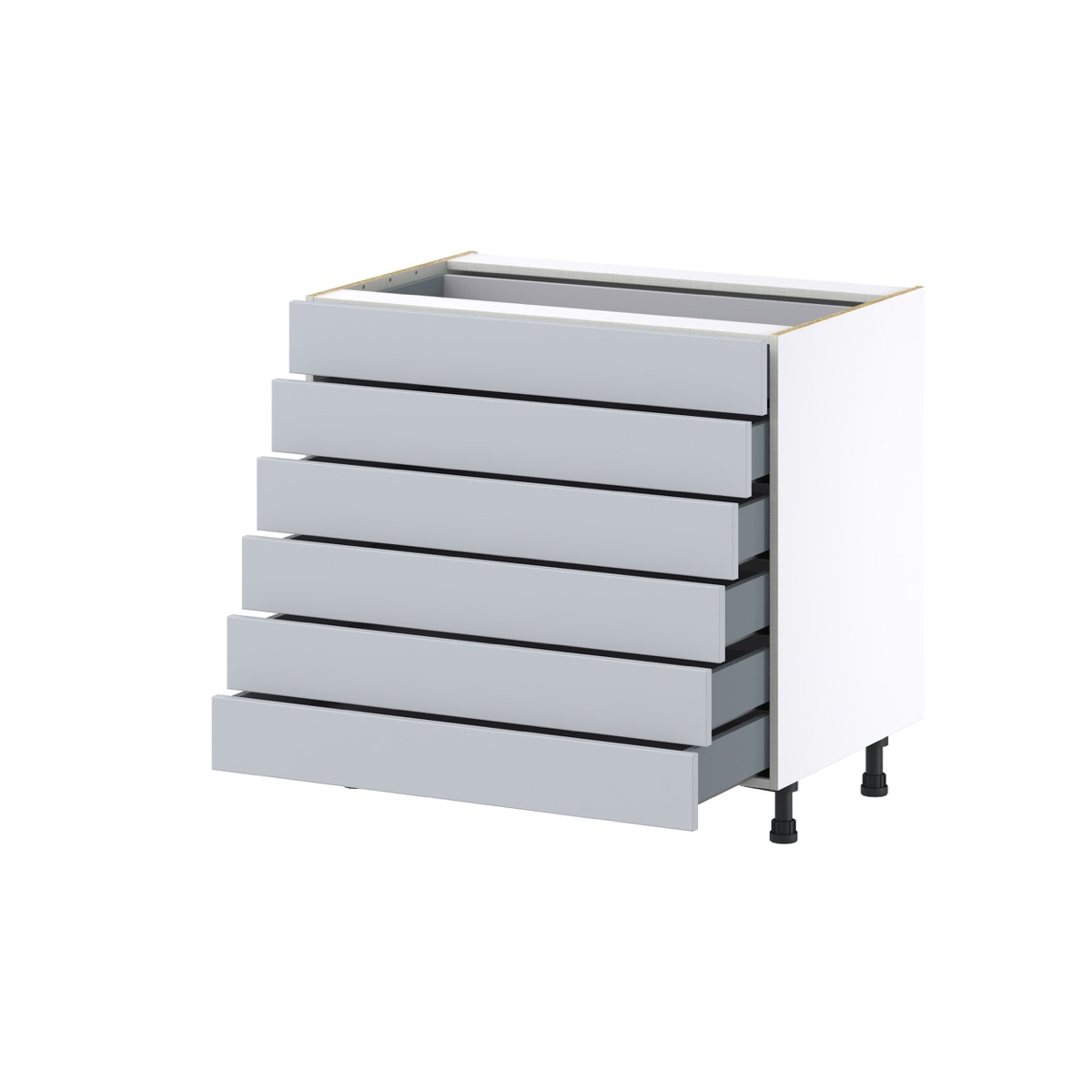 Cumberland Base Cabinet with 6 Drawers (36" W X 34.5" H X 24" D) - J ...