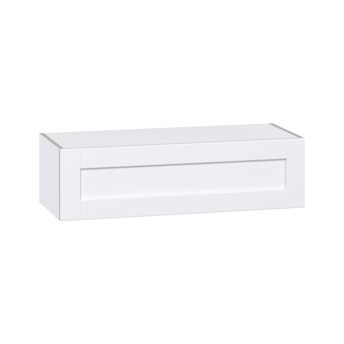 Fairhope Bright White Slab Assembled Deep Wall Bridge Cab with Lift Up ...
