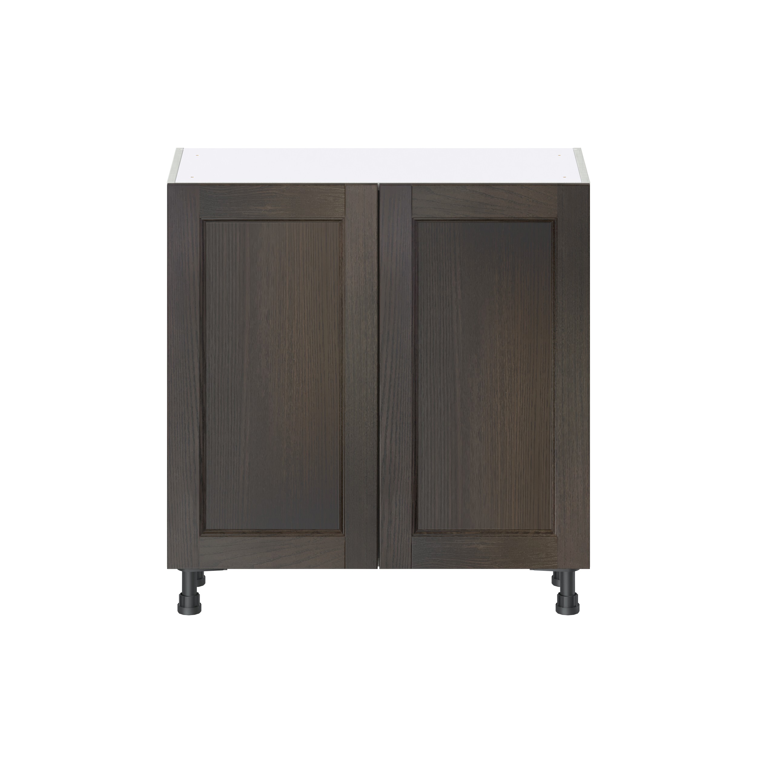 Lincoln Chestnut Solid Wood Assembled Shallow Base Kitchen Cabinet (33 ...