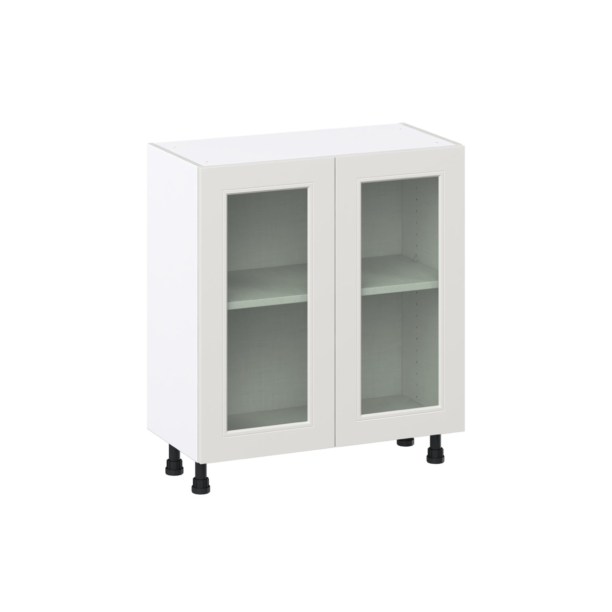 30 in. W x 14 in. D x 34.5 in. H Littleton Painted Gray Assembled ...