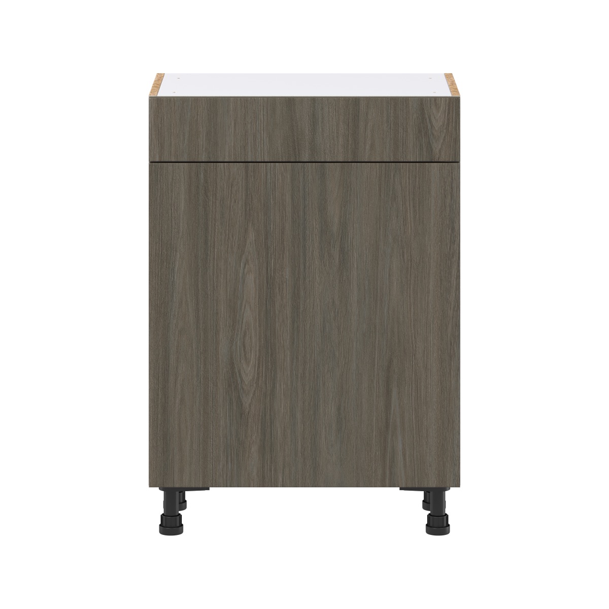 24 in. W x 14 in. D x 34.5 in. H Medora Textured Slab Walnut Assembled ...