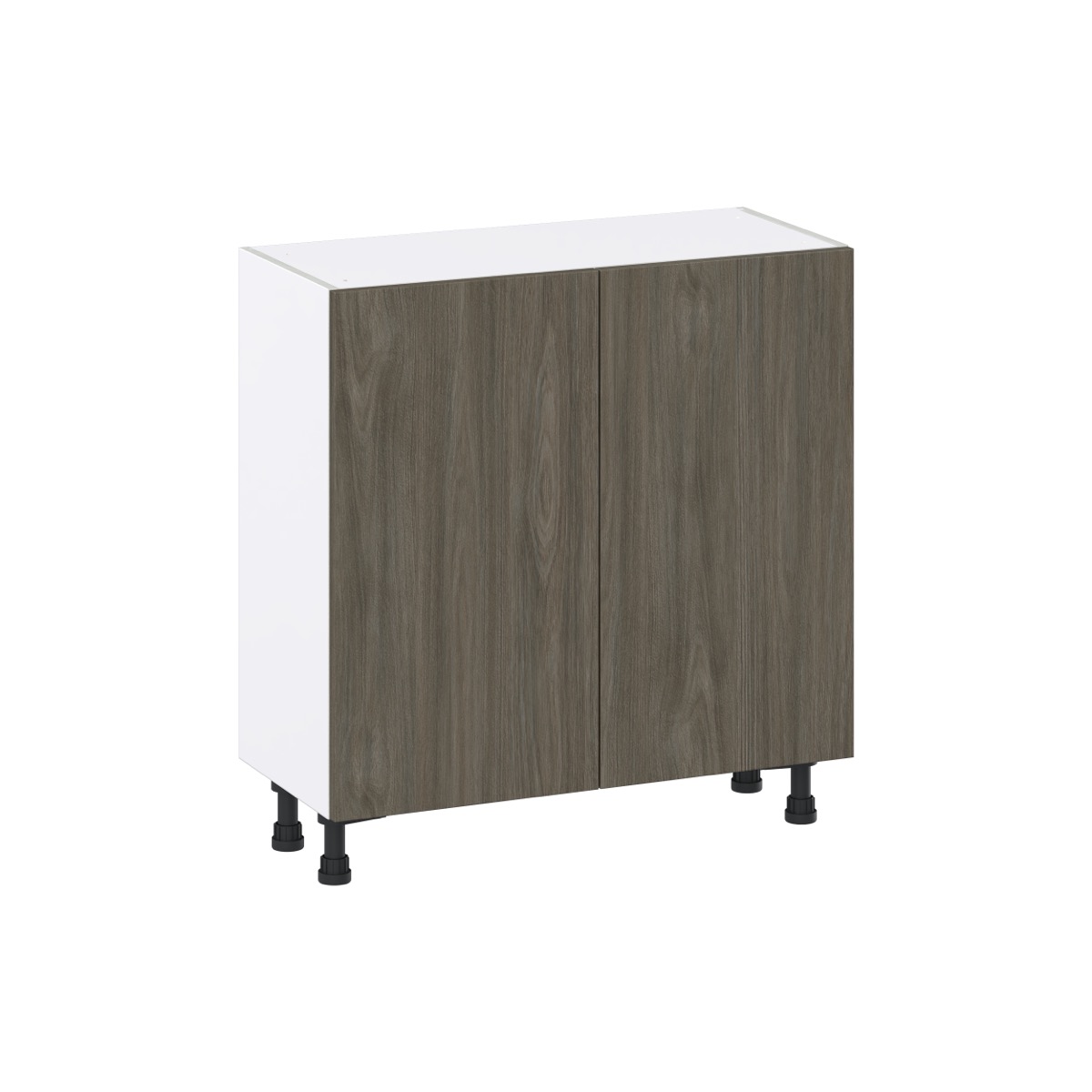 33 in. W x 14 in. D x 34.5 in. H Medora Textured Slab Walnut Shaker ...