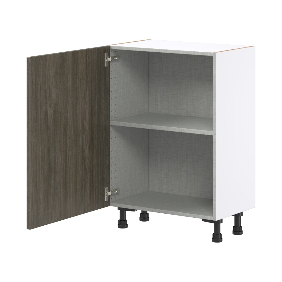 24 in. W x 14 in. D x 34.5 in. H Medora Textured Slab Walnut Assembled ...