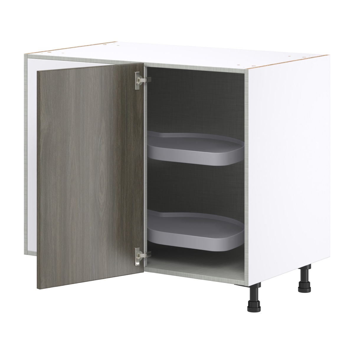 39 in. W x 34.5 in. H x 24 in. D Medora textured Slab Walnut Assembled ...