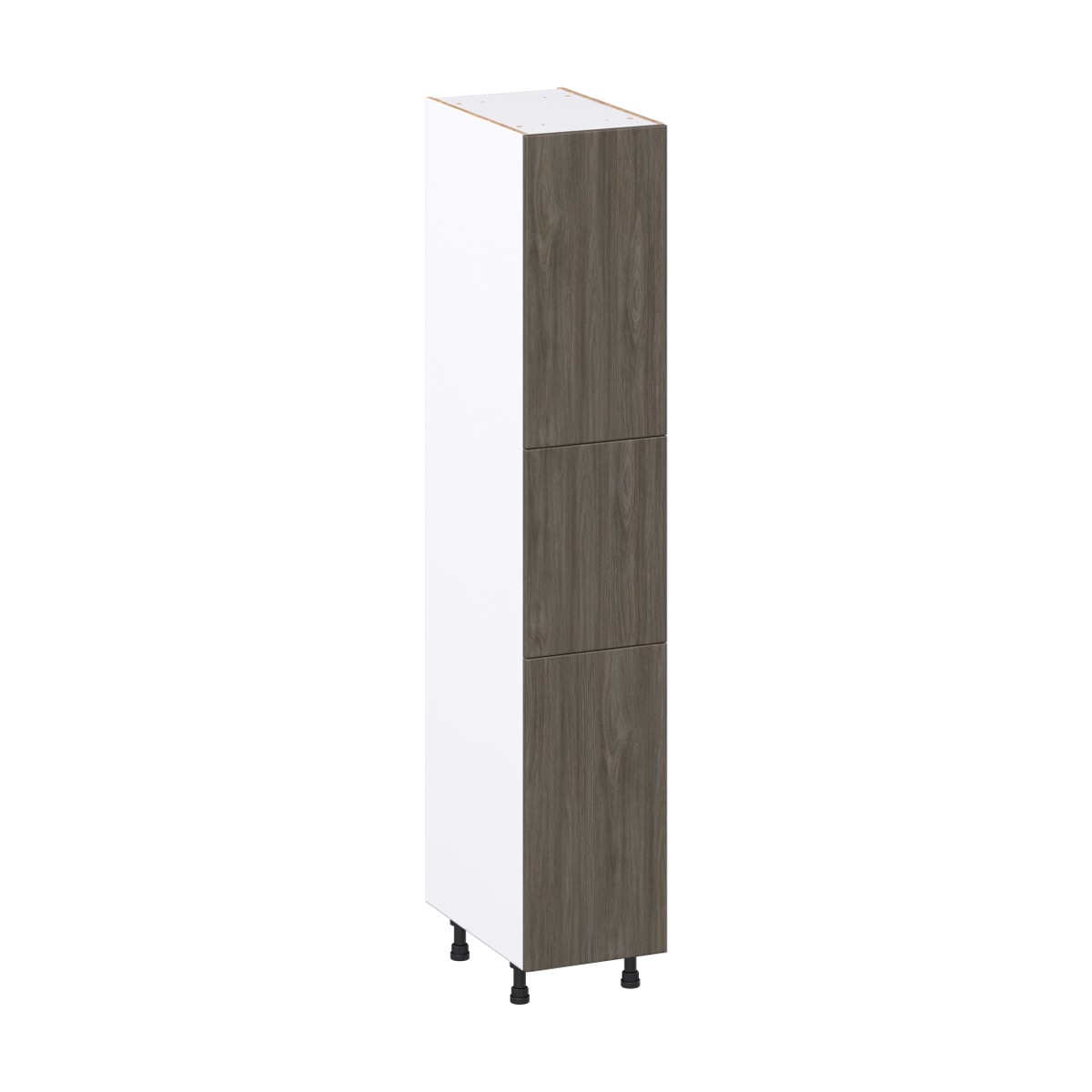 Medora textured 15 in. W x 84.5 in. H x 24 in. D in Slab Walnut ...