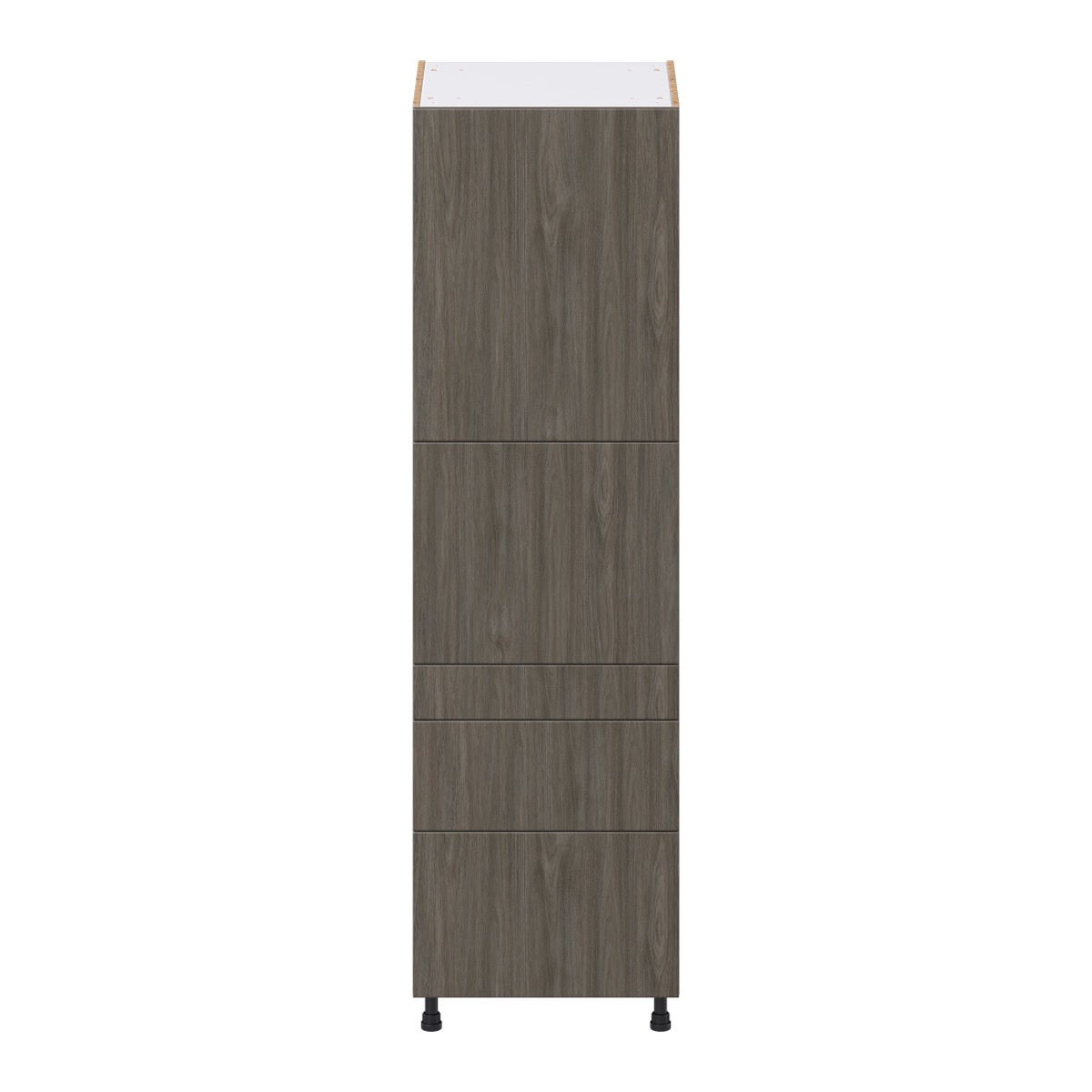 Medora textured 24 in. W x 84.5 in. H x 24 in. D in Slab Walnut ...