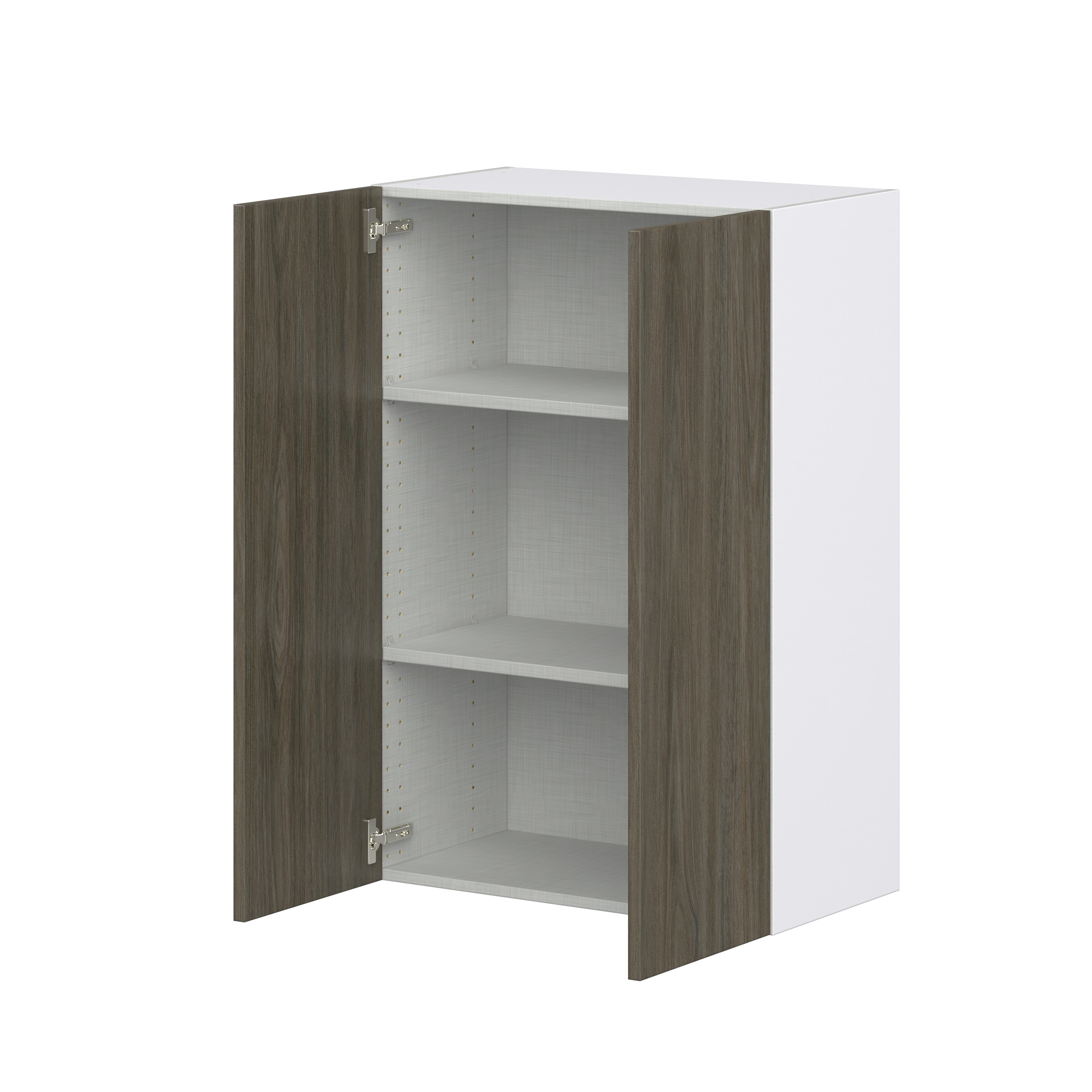 27 in. W X 40 in. H X 14 in. D Medora Textured Slab Walnut Assembled ...