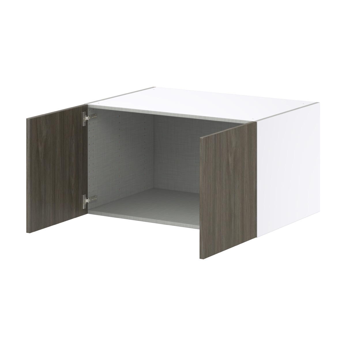 36 in. W x 24 in. D x 15 in. H Medora Textured Slab Walnut Assembled ...
