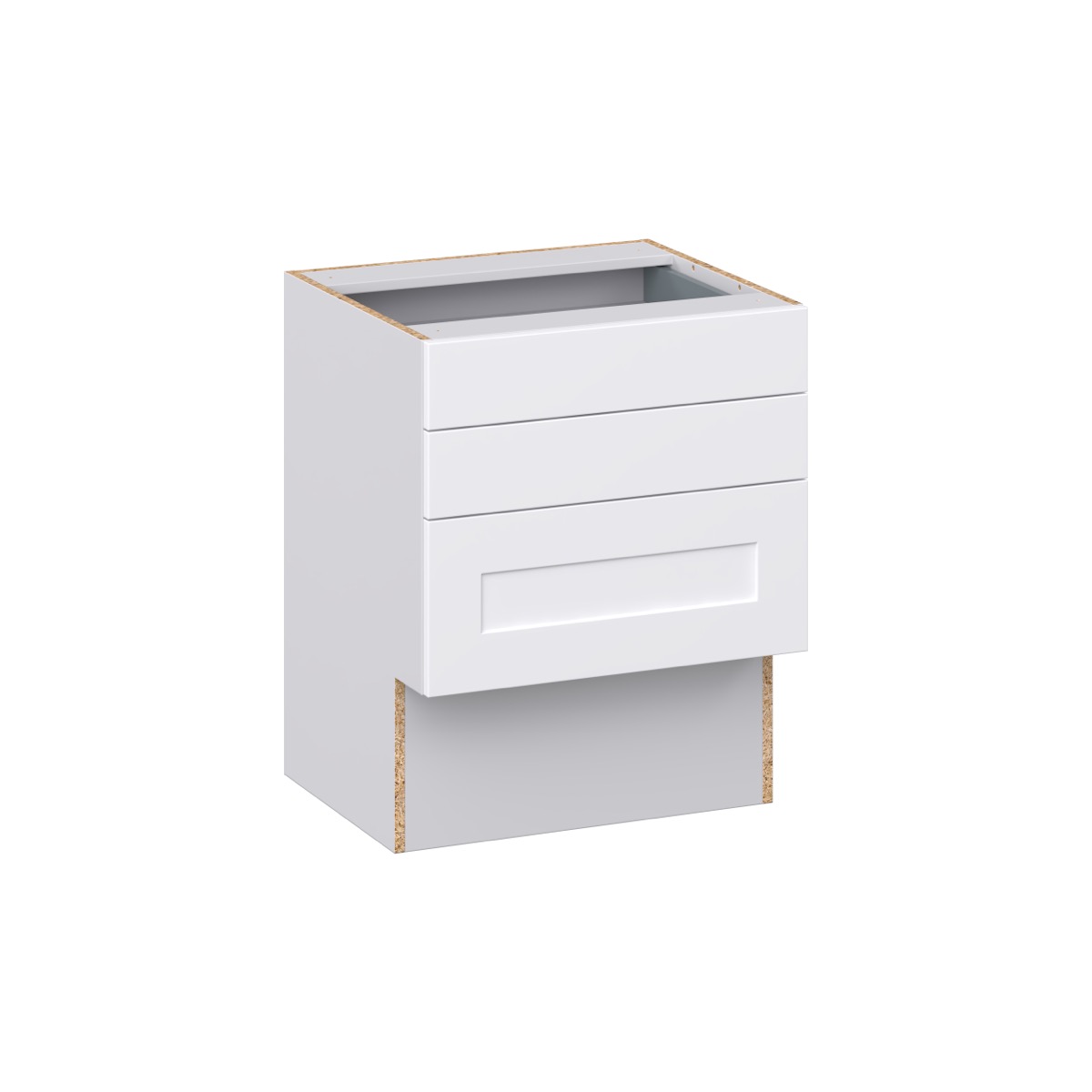Wallace Painted Warm White Shaker Assembled 24 in.W x 30 in.H x 21 in.D ...