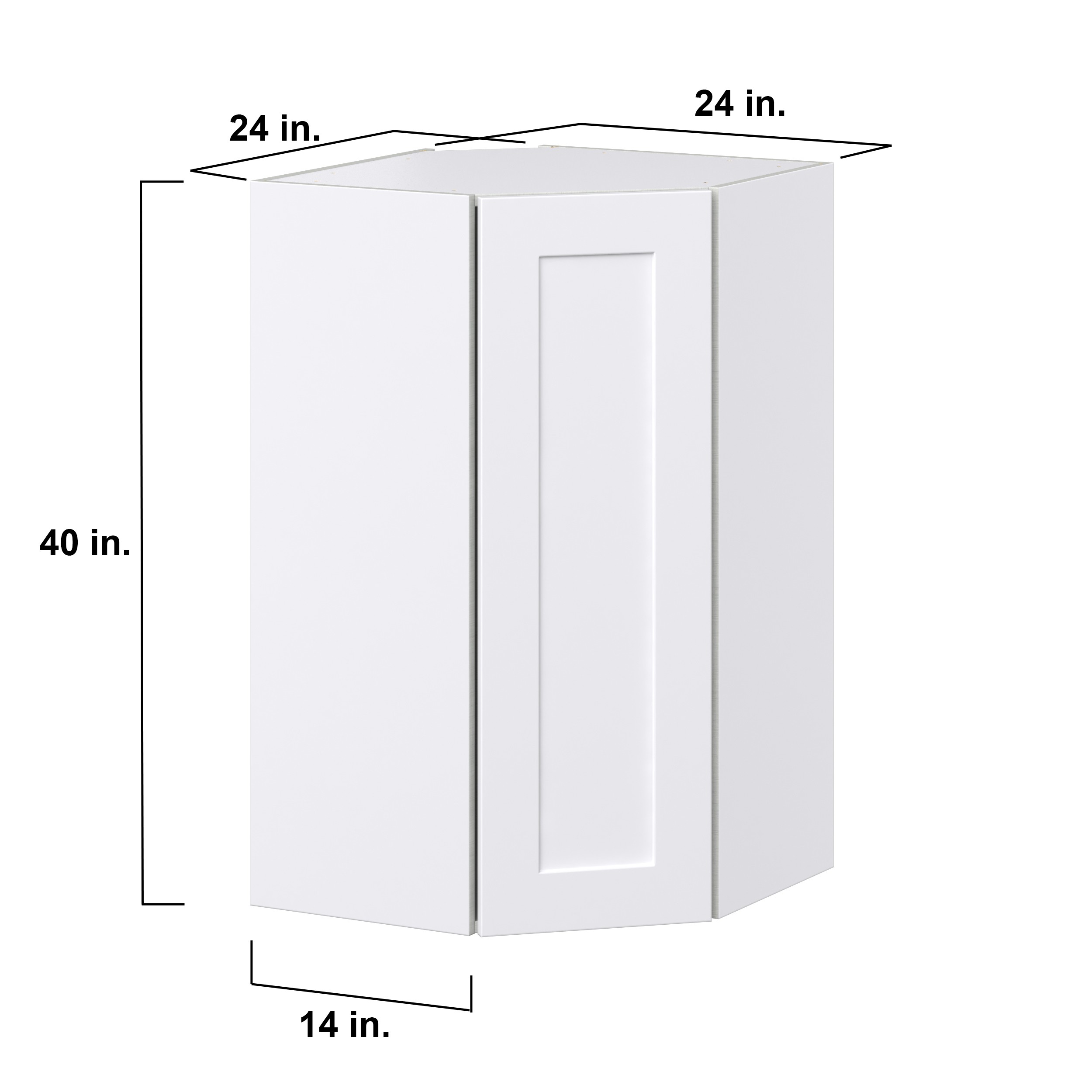 Wallace Wall Cabinet 24 .in W x 40 .in H x 24 .in D - J Collection